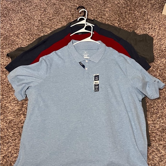 Shirts | 4 New Mens Polo Shirts Size 3xlt 4 Xlt Bundle And Save | Poshmark